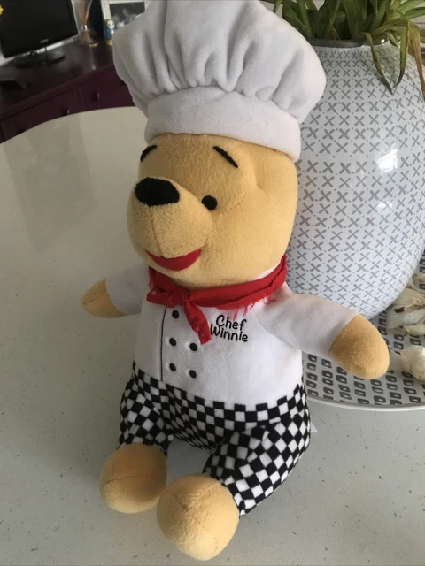 DISNEY WINNIE THE Pooh Chef Pooh 12" Soft Plush Toys £2.90 - PicClick UK
