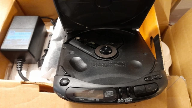 SONY DISCMAN D-143 CD Compact Player in Box w Accessories $150.00 ...