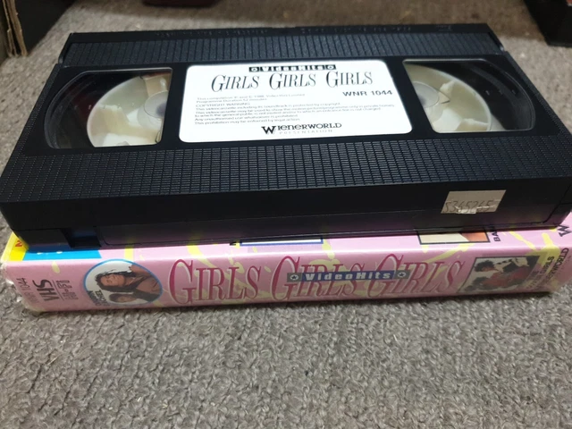 GIRLS GIRLS GIRLS VHS Music Video Tape Cassette. Kylie Minogue ...