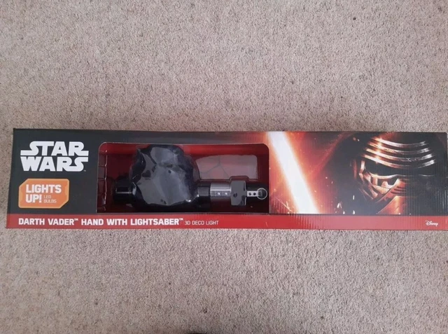 3D LIGHT FX Star Wars Darth Vader Hand With Lightsaber 3D Deco Light ...