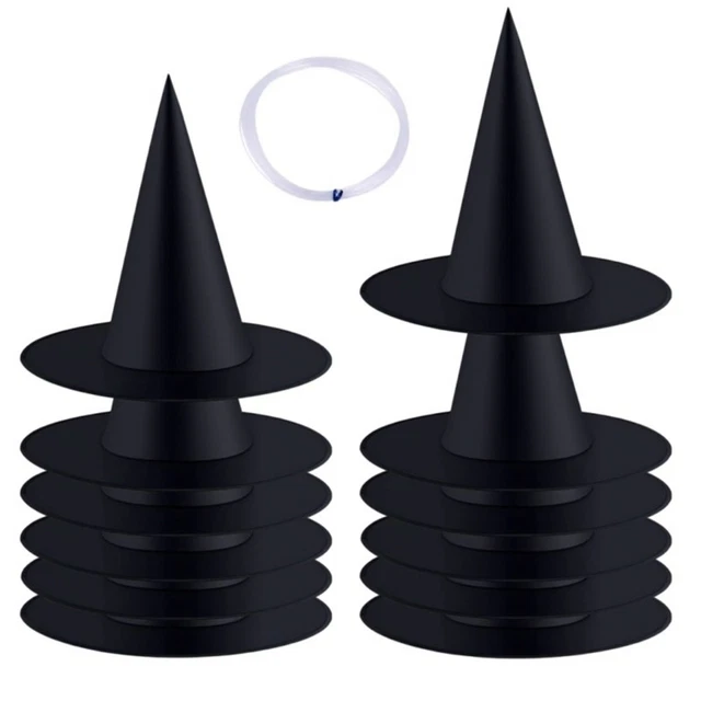 BLACK POINTED WIZARD Hat Costume for Halloween Carnivals Cosplay £3.90 ...