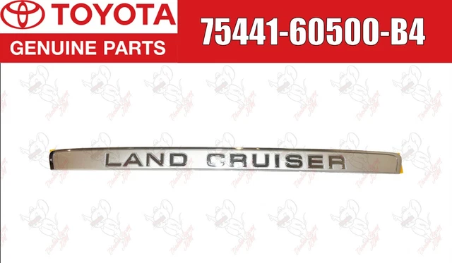 PLAQUE D'ORIGINE TOYOTA Land Cruiser, nom de la porte arrière, n°3 ...