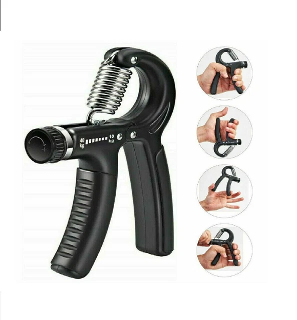 5-60KG ADJUSTABLE POWER Hand Grip Forearm Exerciser Gripper ...