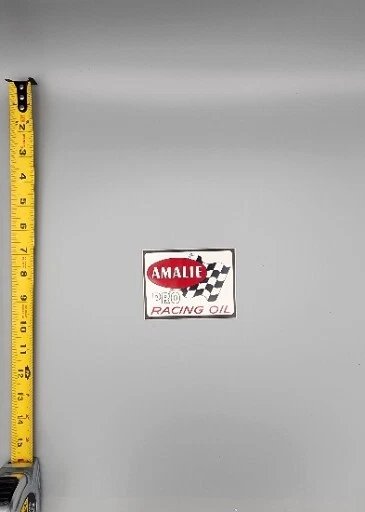 VINTAGE AMALIE PRO RACING OIL Logo Vinyl Decal Sticker $2.99 - PicClick