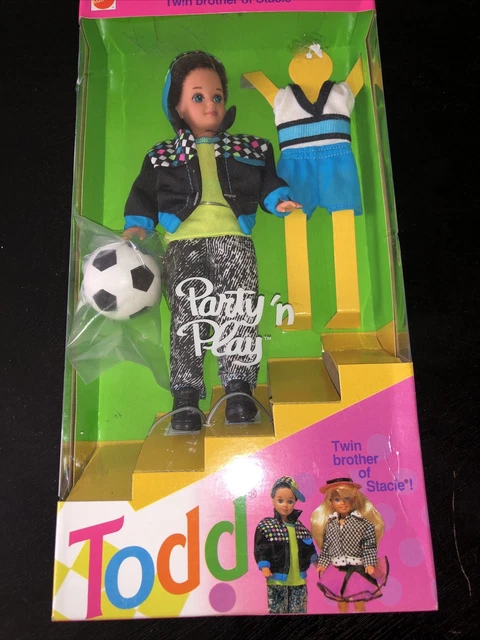 BARBIE - PARTY 'n Play poupée TODD jumelle Brother of Stacie Mattel ...