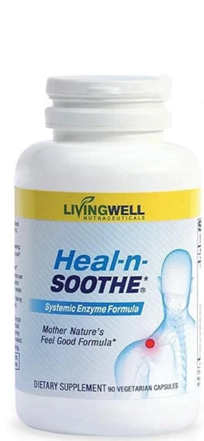 HEAL-N-SOOTHE ANTI INFLAMMATORY Supplement Proteolytic Enzyme - Natural ...
