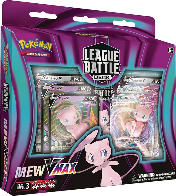 POKEMON MEW VMAX League Battle Deck: Neu & versiegelt Sammelkartenspiel ...