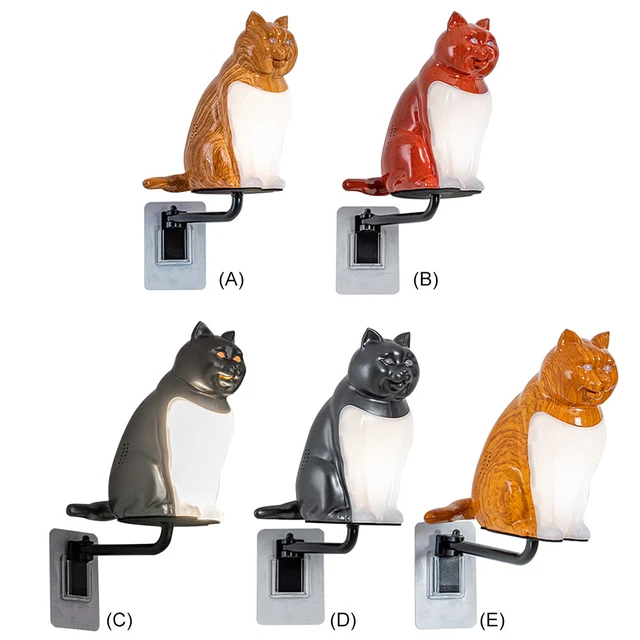 LED CAT WALL Lamp Touch Sensor Cat Night Light Cat Sleep Light for ...