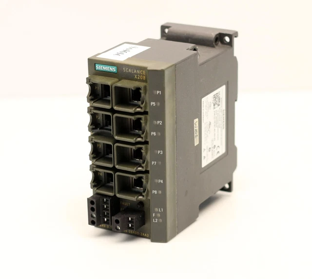 SIEMENS SCALANCE X005 5 Port Industrial Ethernet Switch 6GK5005-0BA00 ...