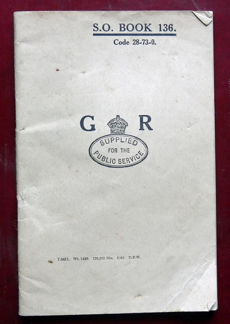 WW2 OFFICER'S FIELD Notes Booklet S.O.BOOK 136- Captain G S M Larder ...