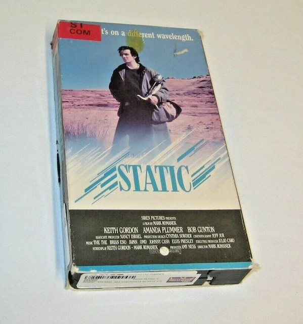 STATIC VHS 1985 Keith Gordon Amanda Plummer Mark Romanek Tested RARE ...