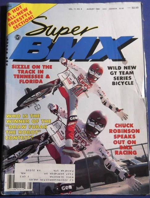 SUPER BMX MAGAZINE-AUG 1984-The Early Days-Gt Team Series-Memphis ...