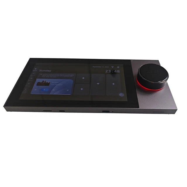 7 INCH ANDROID 8.1 Tuya Home Control Panel with Rotary Button Hub ...