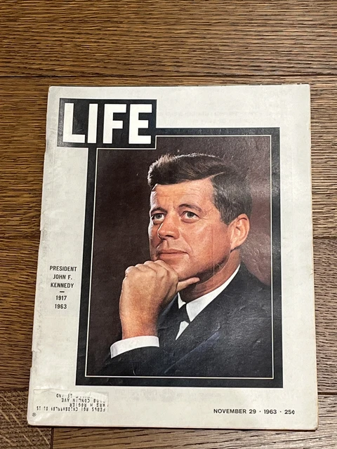 LIFE MAGAZINE NOVEMBER 1963 John F Kennedy Assassination Death Memorial ...