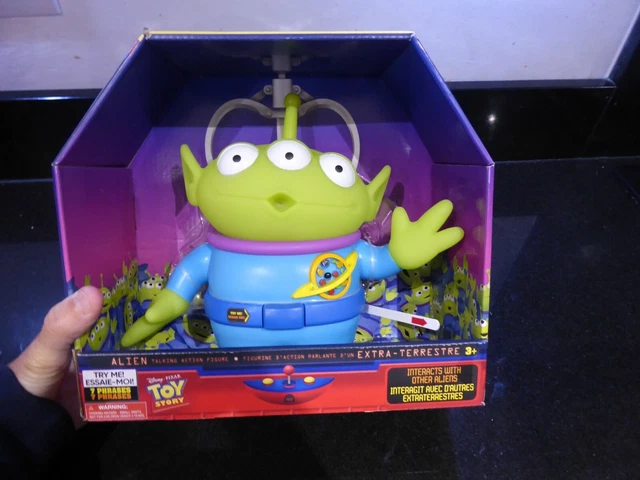 DISNEY STORE TOY STORY ALIEN Talking Action Figure Pixar Pizza Planet ...