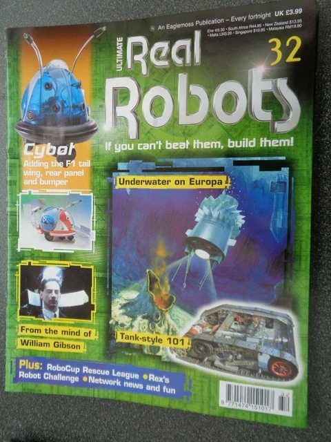 EAGLEMOSS ULTIMATE REAL Robots Magazine only ISSUE 32 no parts £1.49 ...