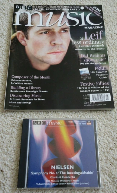 BBC MUSIC MAGAZINE & CD May 2001 " The Inextinguishable" used GC £4.50 ...