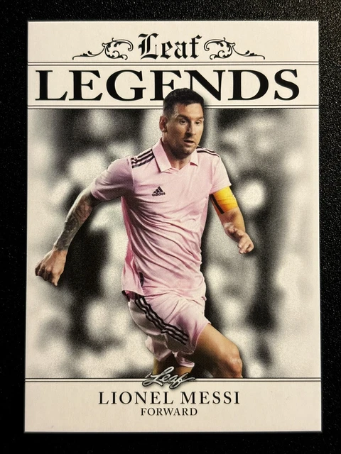 LIONEL MESSI ARGENTINA Inter Miami 2023 Leaf Legends Mint #La-09 Soccer ...