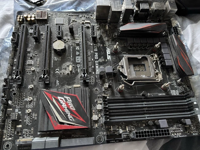 ASUS Z170 PRO Gaming Motherboard ATX Intel CPU Socket LGA 1151 DDR4 PC ...