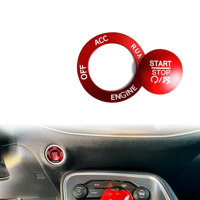FOR 2015~2021 CHRYSLER 300/300S Red Engine Start Push Button Sticker ...