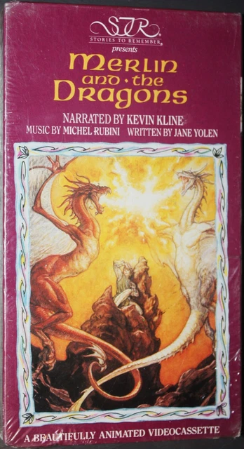 MERLIN AND THE DRAGONS (vhs) Narrated by Kevin Kline. NEW*** Stories To ...