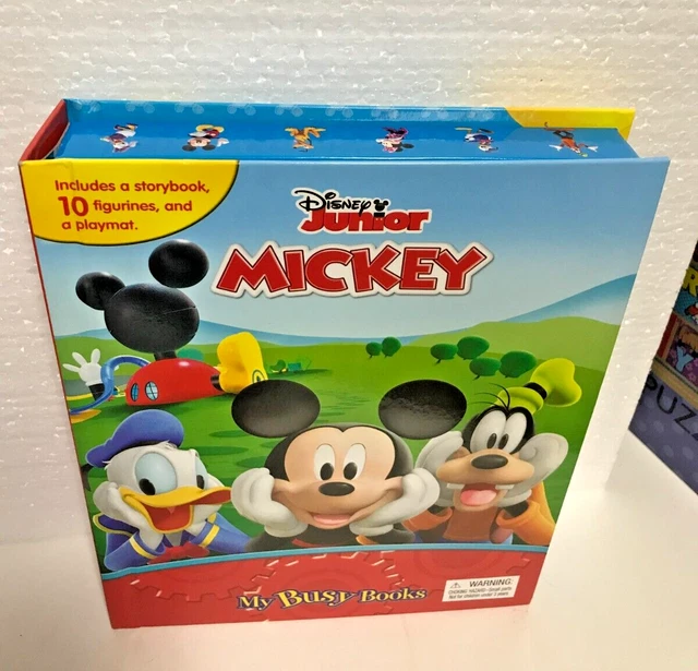 DISNEY JUNIOR MICKEY Mouse Clubhouse My Busy Book with 10 Figurines £11 ...