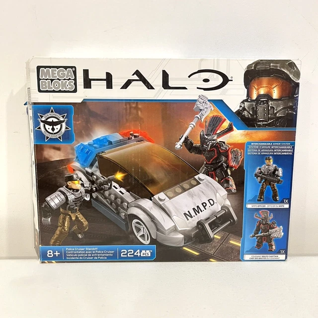 MEGA BLOKS HALO Police Cruiser Standoff 97452 Building Set 2015 ...