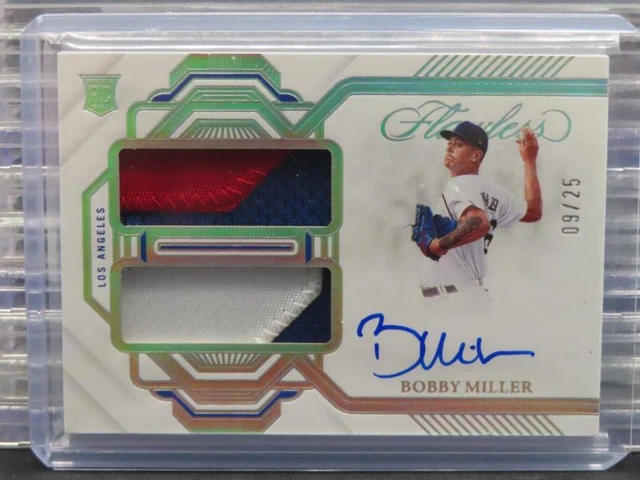 2023 IMPECCABILE BOBBY Miller Rookie Doppia Firma Toppa Auto #09/25 ...
