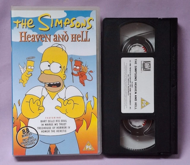 THE SIMPSONS HEAVEN And Hell (1998) VHS Video Tape £1.99 - PicClick UK