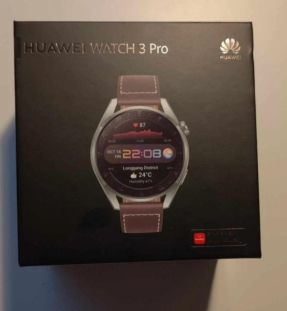 HUAWEI WATCH 3 Pro Classic - Silver & Brown 48 mm - Currys EUR 199,00 ...