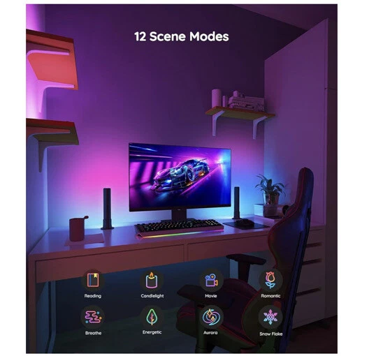 GOVEE SMART LIGHT Bar LED Light 12 Scene Modes- Alexa/Hey Google $67.76 ...