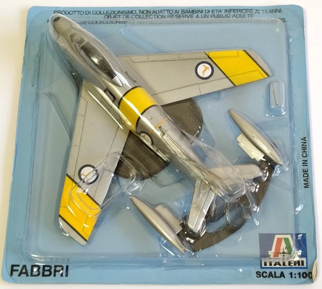 ITALERI AIRCRAFT F-86E Sabre SAAF South Africa 1/100 Diecast Metal £10. ...
