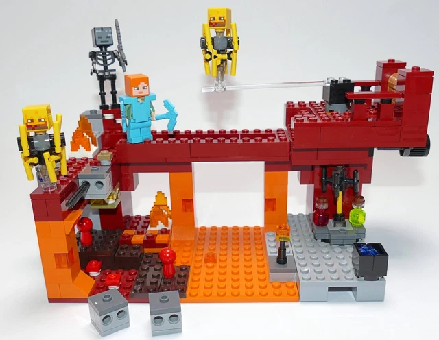 LEGO MINECRAFT 21154 Die Brücke Anleitung Figuren komplett EUR 19,90 ...