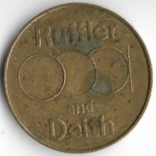 RUFFLER & DEITH 10p Gaming /Vending Machine Token £3.50 - PicClick UK