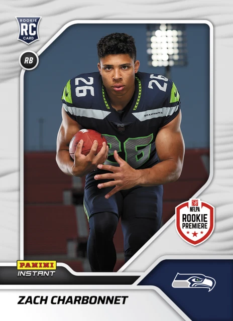 2023 NFL PANINI First Look Rps Zach Charbonnet #16 Rc 1/517 Seahawks In ...