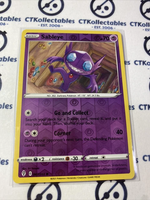 SABLEYE REVERSE HOLO #067/203 Pokémon Card Evolving Skies EUR 1,80 ...