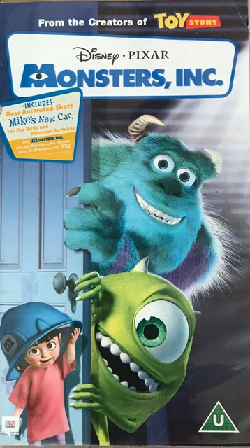 MONSTERS INC VHS Video from Disney Pixar creators of Toy Story £1.75 ...