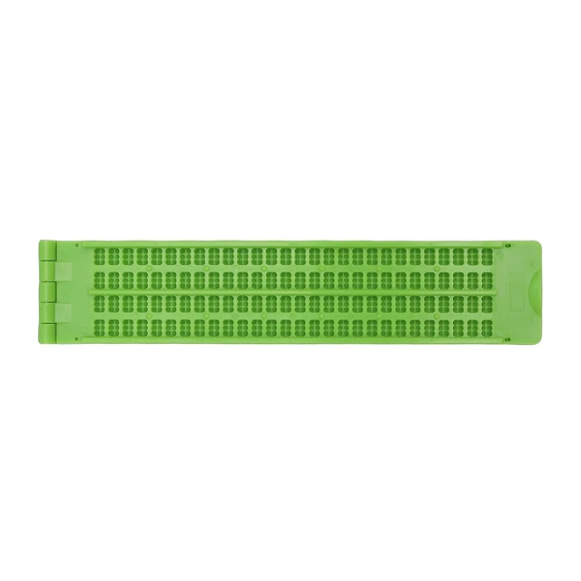 GREEN BRAILLE SLATE Kit 4 Lines 28 Cells Braille Fingerboard Writing ...