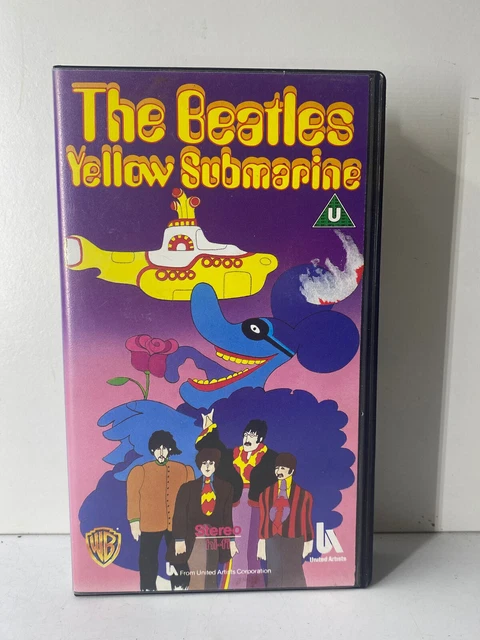 THE BEATLES - Yellow Submarine On VHS Video Cassette Tape £9.49 ...