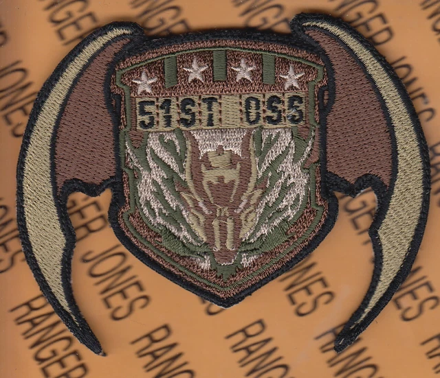 USAF AIR FORCE 51st Operational Support Sq OSS 4.25" OCP NO HOOK patch ...