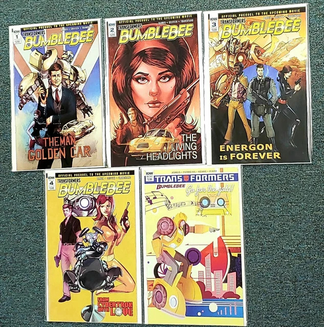 TRANSFORMERS BUMBLEBEE #1-4 + One-Shot ! IDW Comics 2009 ensemble ...