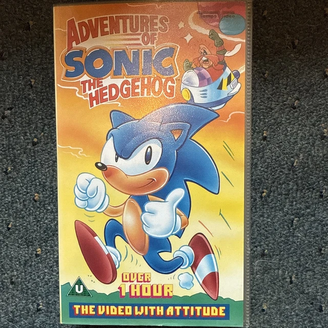 SEGA SONIC THE hedgehog VHS Cassette Sonic Adventures cartoon £16.31 ...