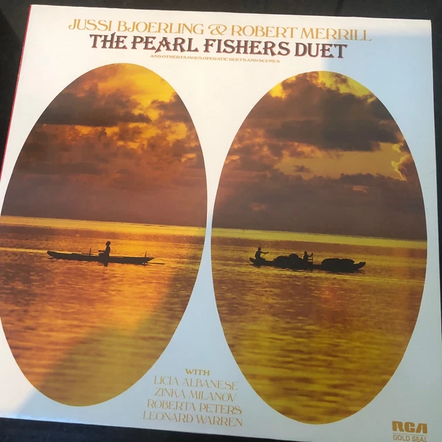 JUSSI BJOERLING & Robert Merrill - The Pearl Fishers Duet - LP EUR 1,74 ...
