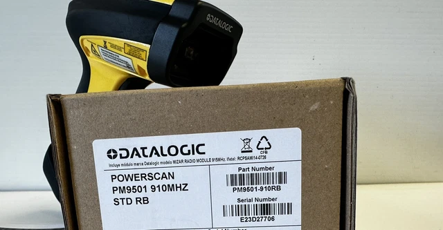 DATALOGIC POWERSCAN PM9501 910 MHZ Family Cordless Handheld Bar Code ...