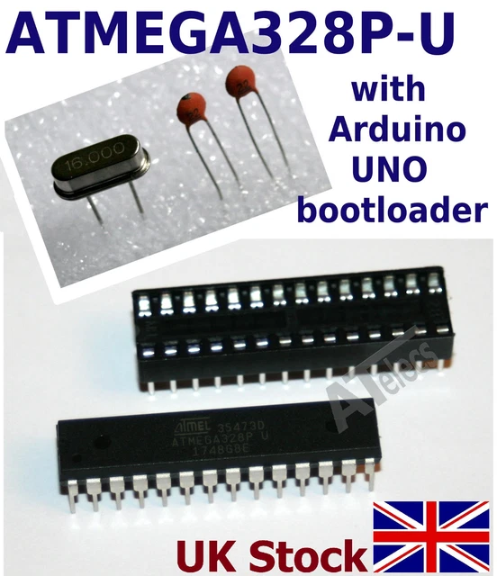 Atmel Atmega328p U Avr Preloaded With Arduino Uno Bootloader 16mhz