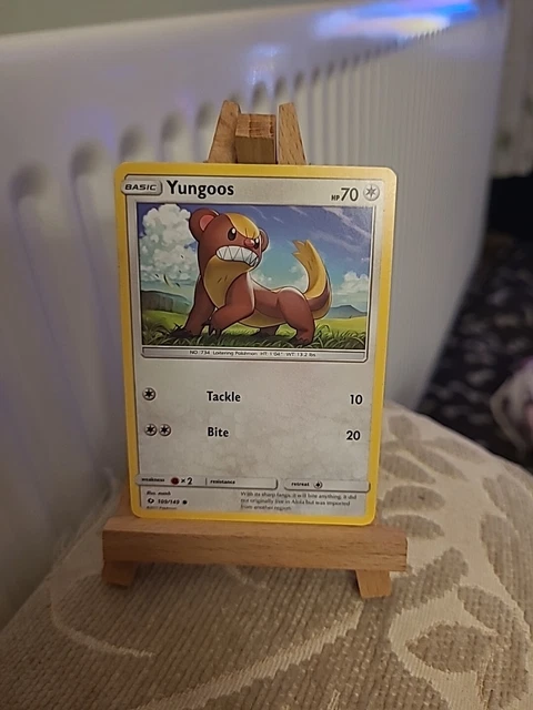 POKÉMON TRADING CARD Game Yungoos Sun And Moon Base Set Card #109/149 ...