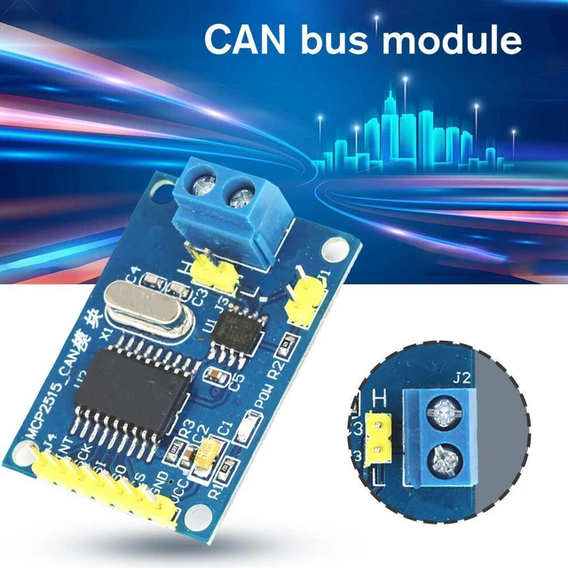 MCP2515 CAN BUS Modulo TJA1050, ricevitore modulo SPI-Arduino EUR 1,73 ...