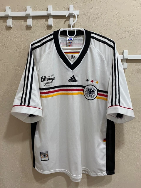 GERMANY 1998 HOME Football Shirt Adidas Vintage Soccer Retro Size XL £ ...
