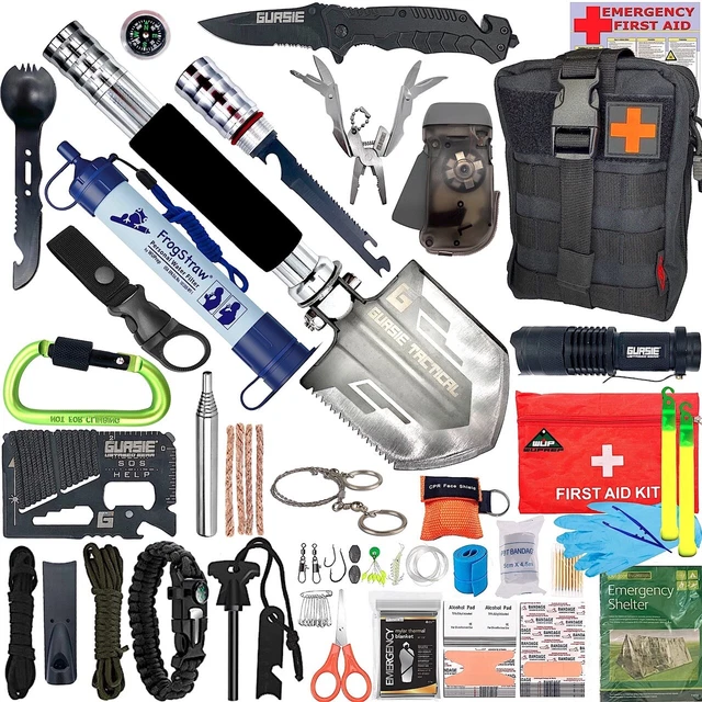 SURVIVAL GEAR EMERGENCY Kits For Disaster Preparedness Best Hunting Gear $128.66 - PicClick CA
