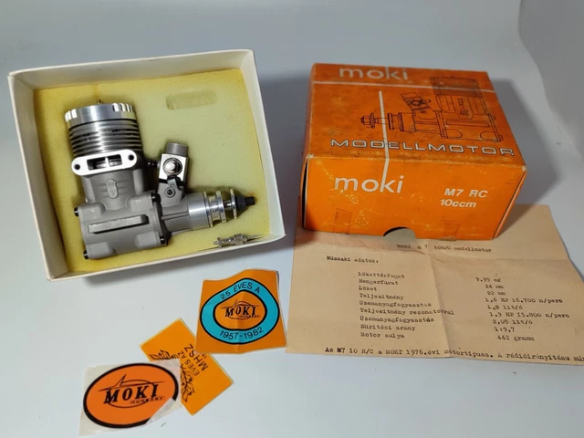 VINTAGE MOKI M7 RC 10cc PLANE NEW NEVER USED £299.11 - PicClick UK